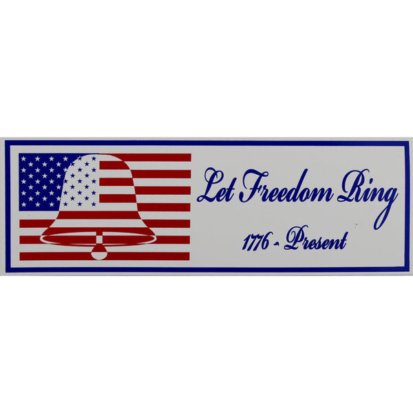 Let Freedom Ring Bumper Sticker | USAMM