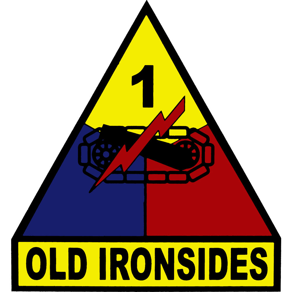 1st Armored Division Vinyl Decal – USAMM