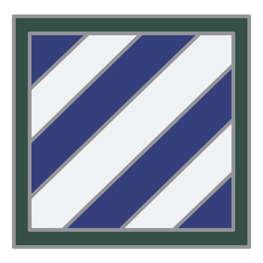 CSIB Sticker - 3rd Infantry Division Decal | USAMM