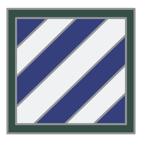 CSIB Sticker - 3rd Infantry Division Decal | USAMM