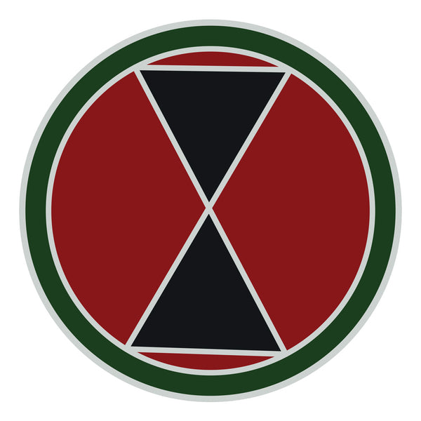 CSIB Sticker - 7th Infantry Division Decal | USAMM