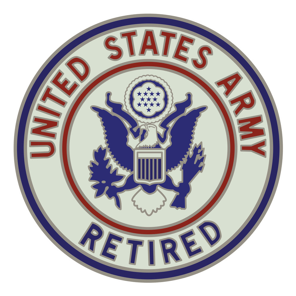 CSIB Sticker - U.S. Army Retired Decal | USAMM