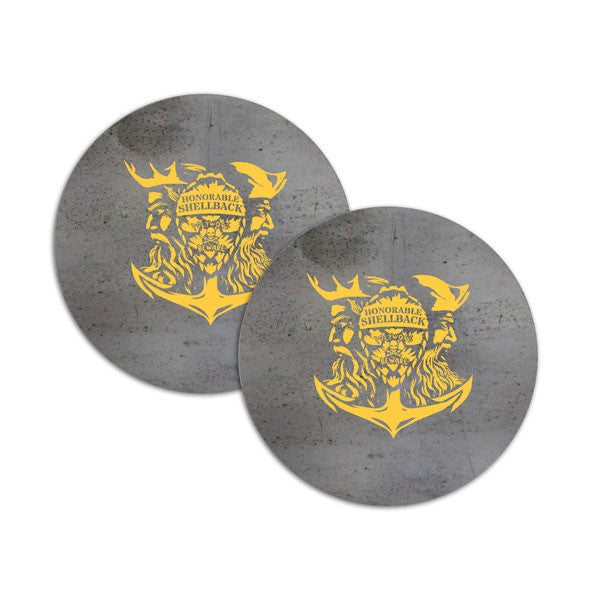 Honorable Shellback Coasters - Sold in Pairs | USAMM
