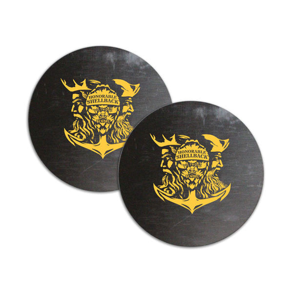 Honorable Shellback Coasters - Sold in Pairs | USAMM