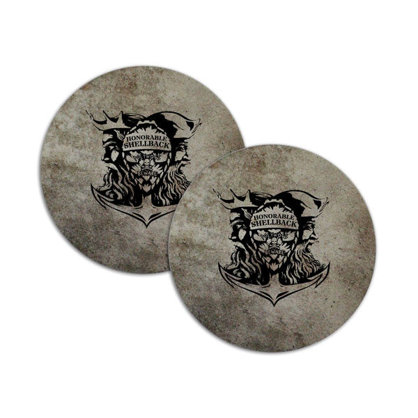 Honorable Shellback Coasters - Sold in Pairs | USAMM