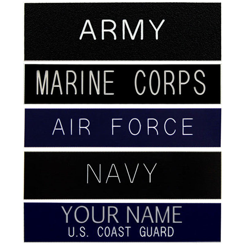 Engraved Plastic Military Name Plates | USAMM