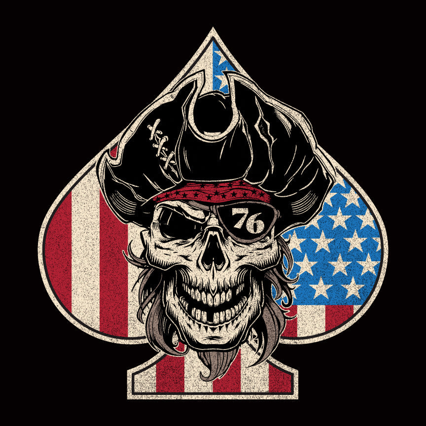 Pirate Spade USA Flag T-Shirt – USAMM