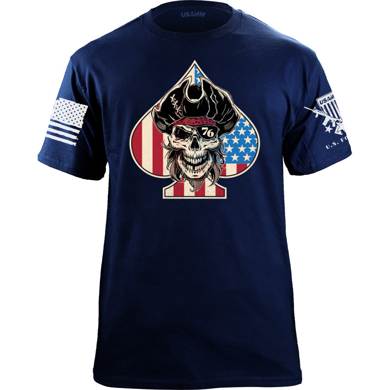 Pirate Spade USA Flag T-Shirt – USAMM