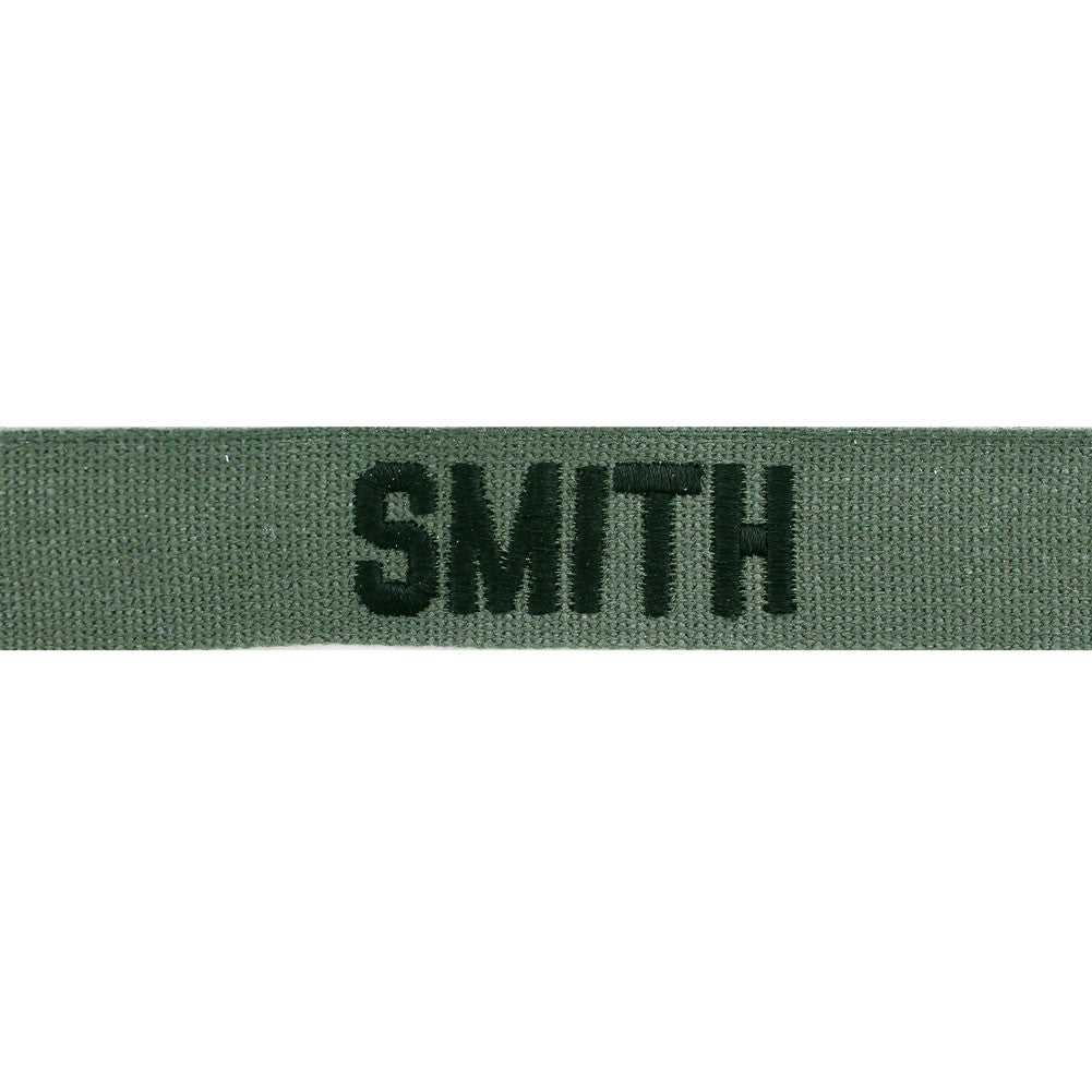 Embroidered Name Tapes and Helmet Bands | USAMM