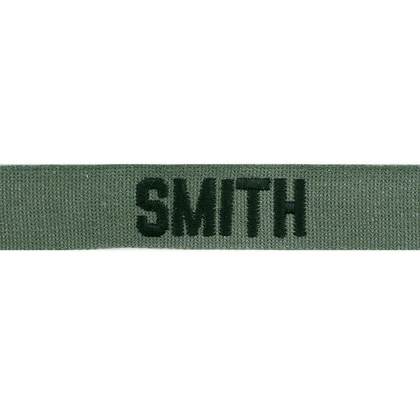Embroidered Name Tapes and Helmet Bands | USAMM