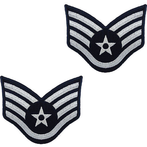 Air Force Full Color Enlisted Rank - Large Size | USAMM