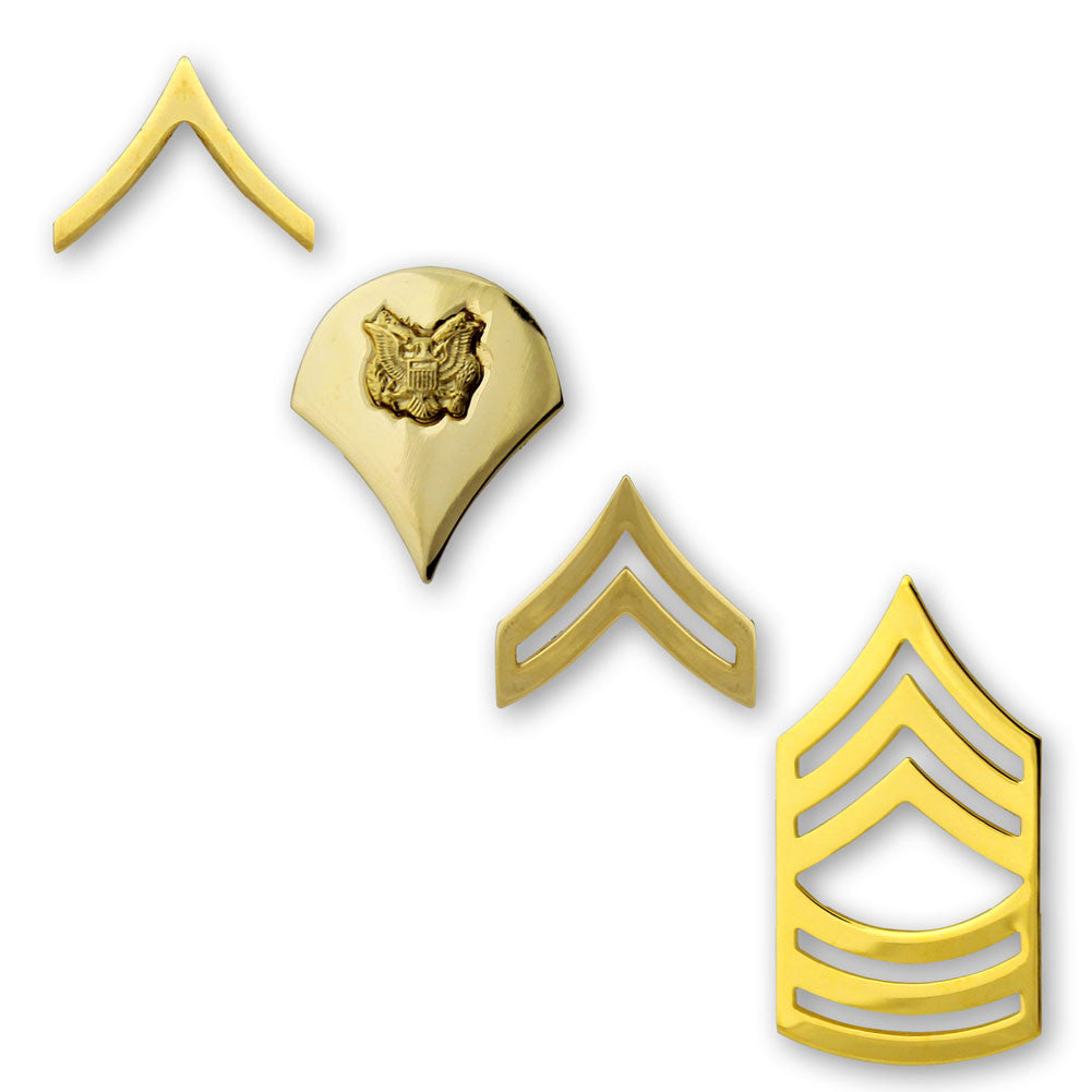 Army Gold-Brite Enlisted Rank | USAMM