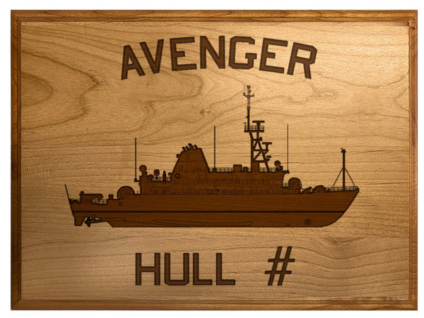 US Navy Custom Ship 3D Laser Engraved Plaque | USAMM