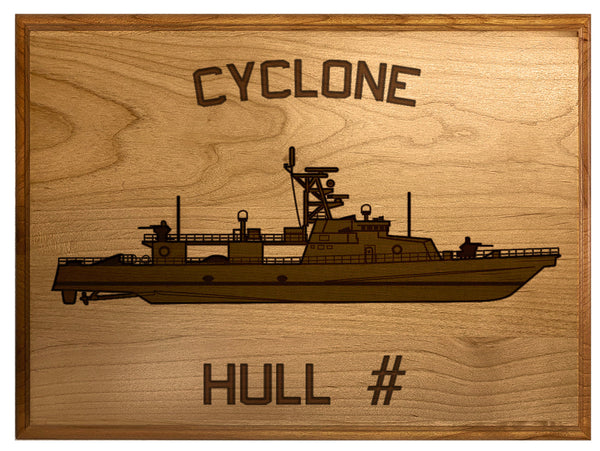 US Navy Custom Ship 3D Laser Engraved Plaque | USAMM