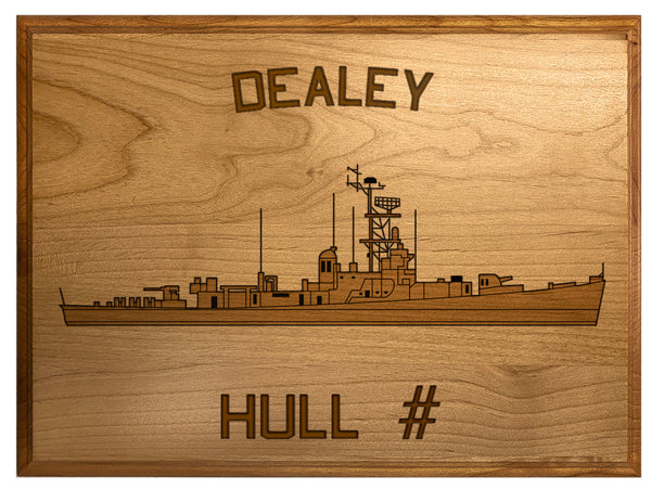 US Navy Custom Ship 3D Laser Engraved Plaque | USAMM