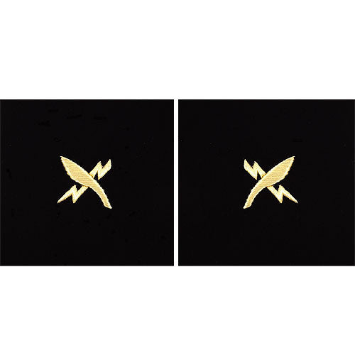 Navy Gold on Black Sleeve Device - Cryptology Tech. | USAMM