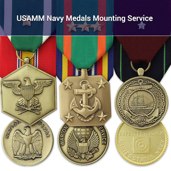 USAMM Navy Medals Mounting Service