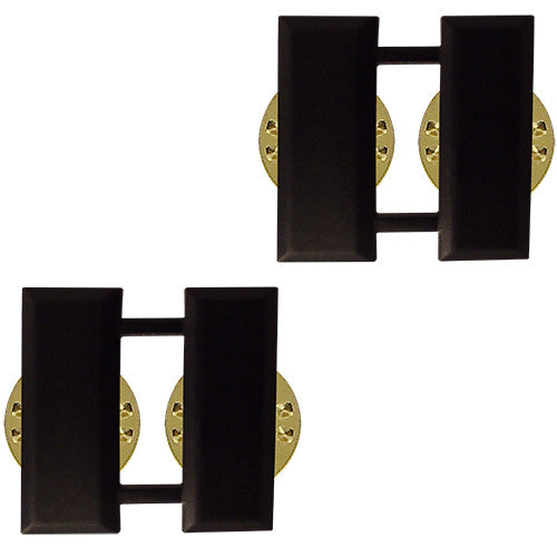 Army Subdued Black Metal Rank | USAMM