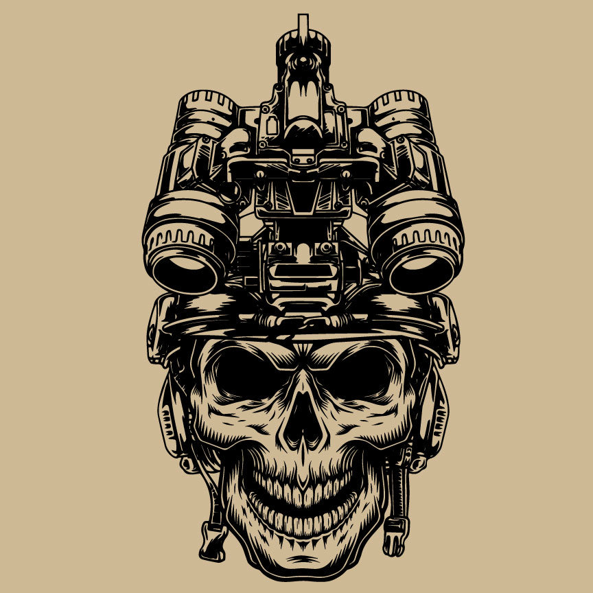 Operator Skull Black Ink T-shirt – USAMM