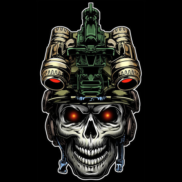 Operator Skull Fullcolor Ink T-shirt | USAMM