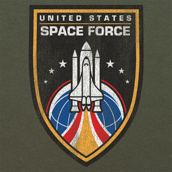 Vintage Space Force Shield Graphic T-shirt | USAMM