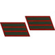 Marine Corps Green-on-Red Service Stripes - Male Size - Sold in Pairs ...